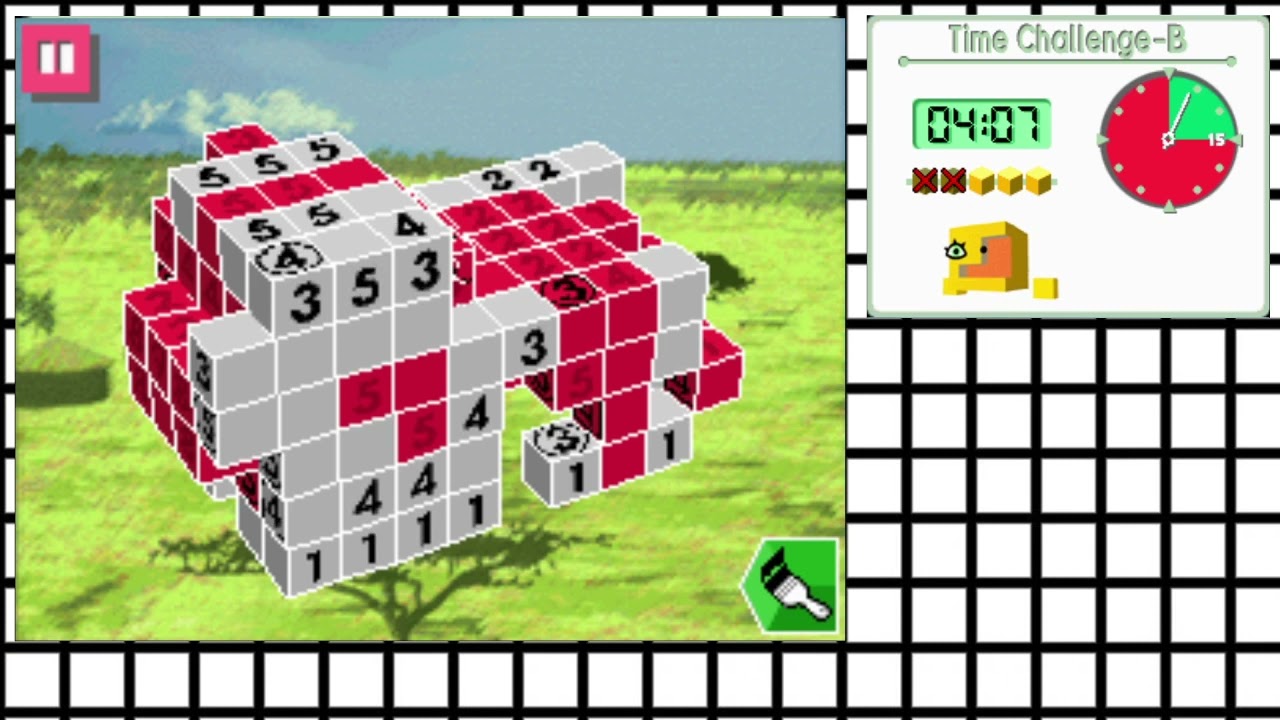 Picross 3D Hard Time Challenge and Level Five 1/2 - YouTube