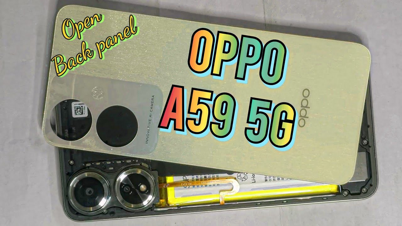 oppo A59 5g disassembly #how to disassembly oppo A59 #oppo A59 back cover open - YouTube