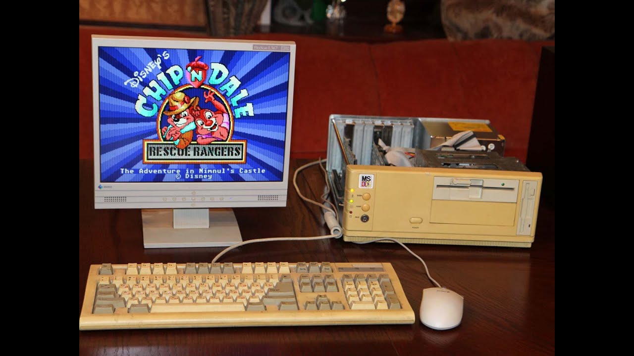 286 20MHz / 640Kb RAM / 1.2Gb HDD Ретро компьютер - YouTube