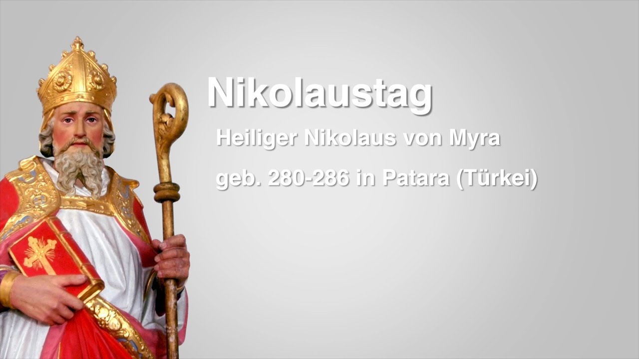 Am 6. Dezember ist #Nikolaustag. Warum feiern wir diesen Tag und wer ...