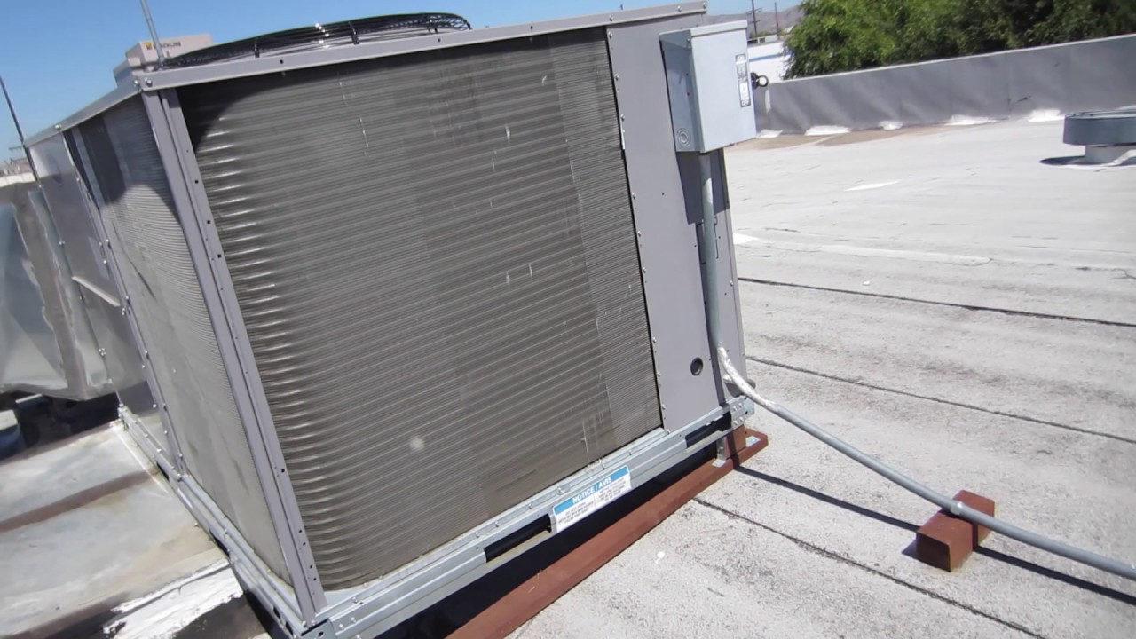 CARRIER PACKAGED HEATPUMP INSTALL - YouTube
