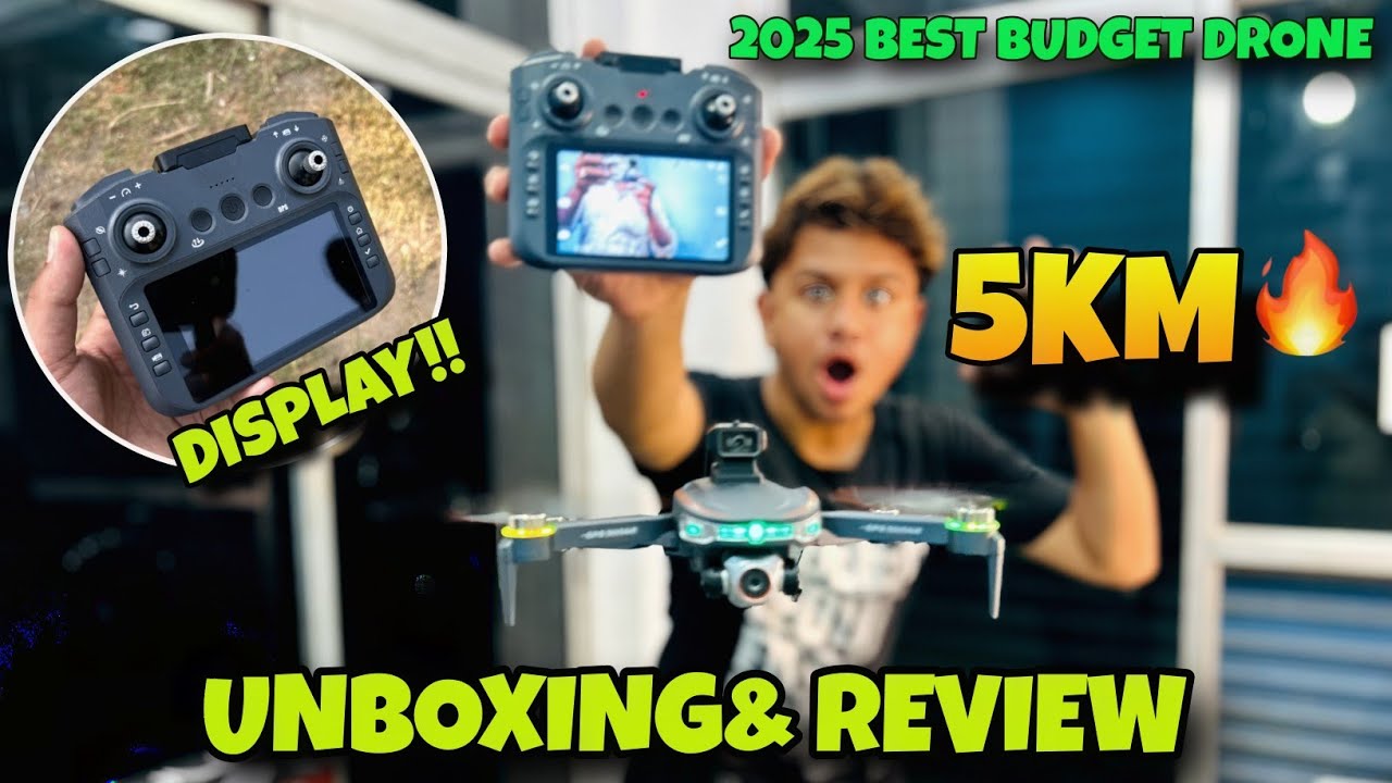 S28 Gps Drone 5000m range🔥 | Dual battery | 4K ultra hd full UNBOXING ...