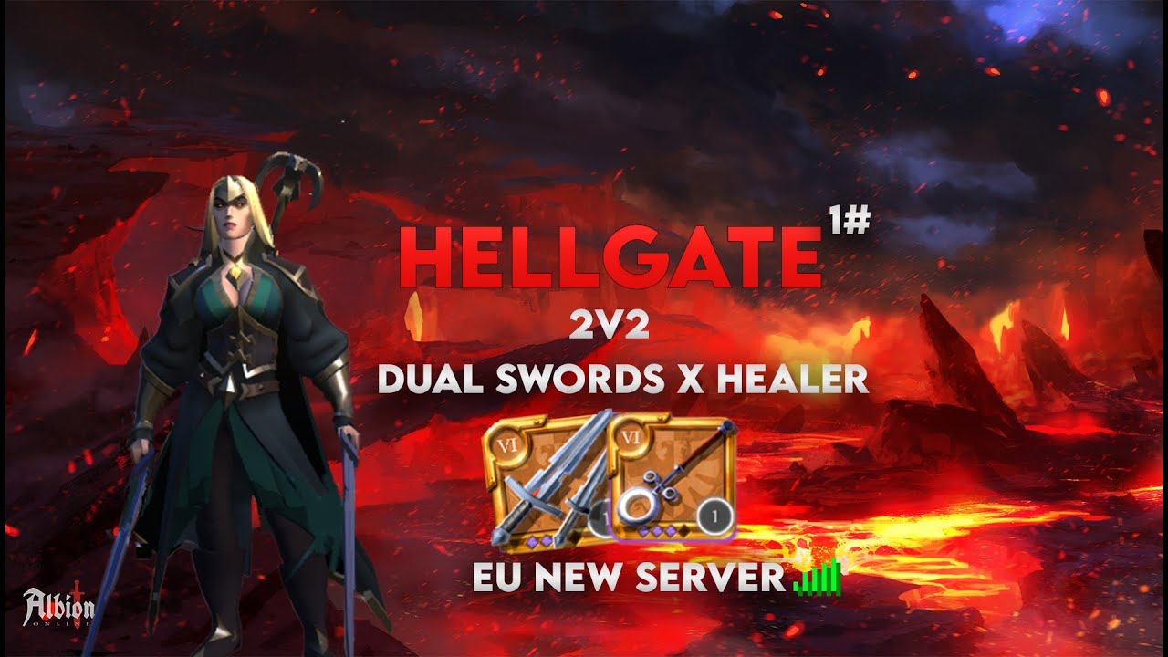 2v2 hellgate in eu server | albion online | best mobile player - YouTube