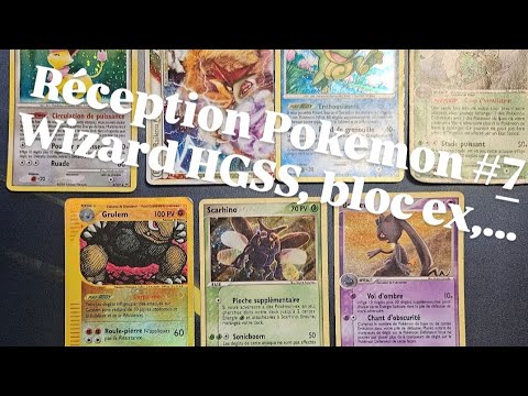 Réception Pokemon #7 wizard/bloc ex/Platine/DP/HGSS... - YouTube