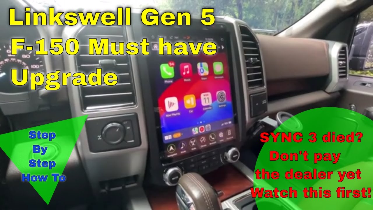 Linkswell Gen 5 F 150 T Style Radio Install - YouTube