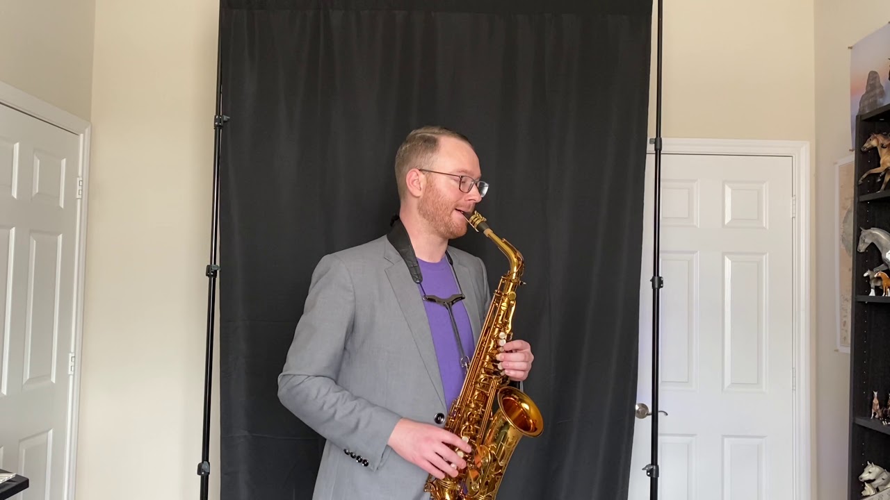 p.19 #1 "A" Line Play Along Track (Alto Saxophone) from Rubank Advanced ...