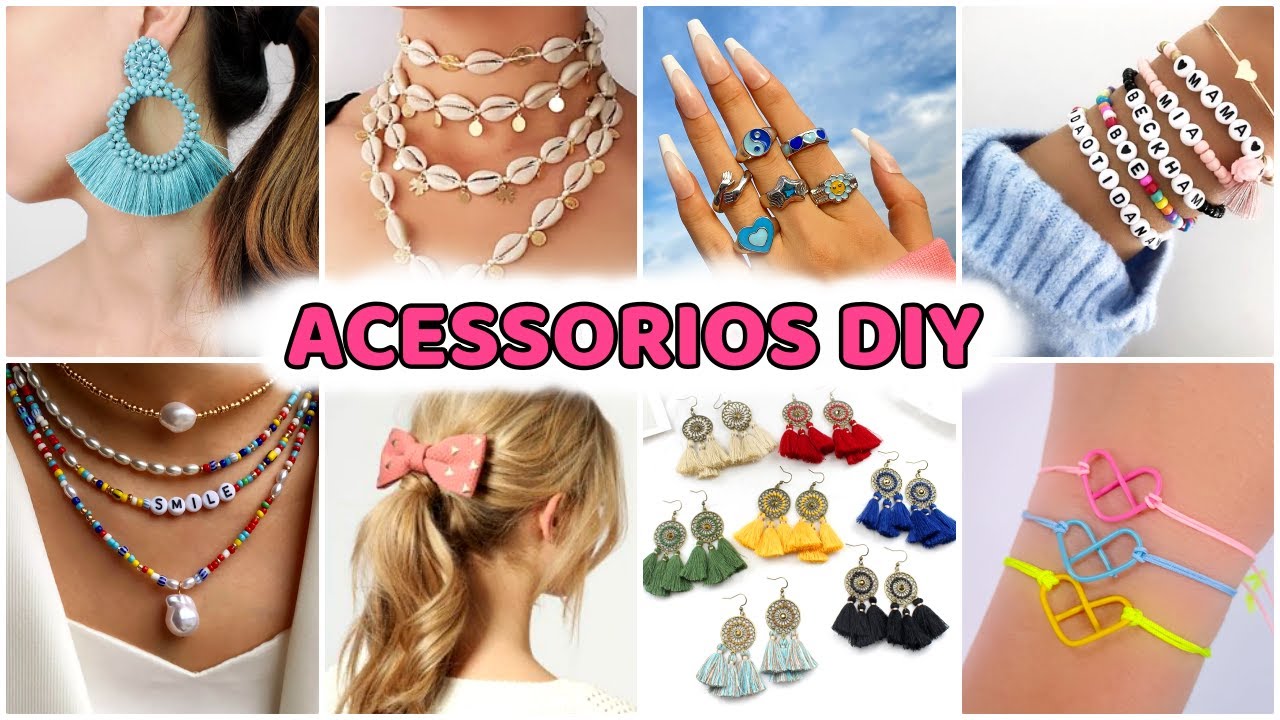 50 ACESSÓRIOS DIY LEGAIS E IDÉIAS DE JOIAS FEITAS À MÃO - YouTube