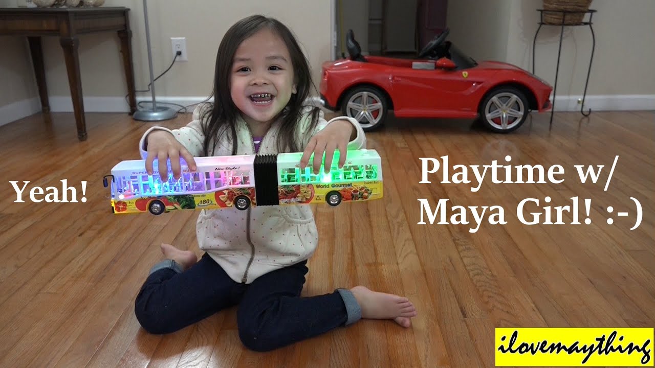 Cool Toys for Kids: Bump & Go Passenger Bus with Lights, Music and ...