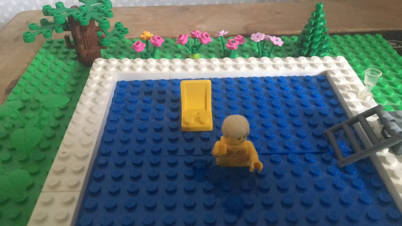LEGO paddling pool - YouTube