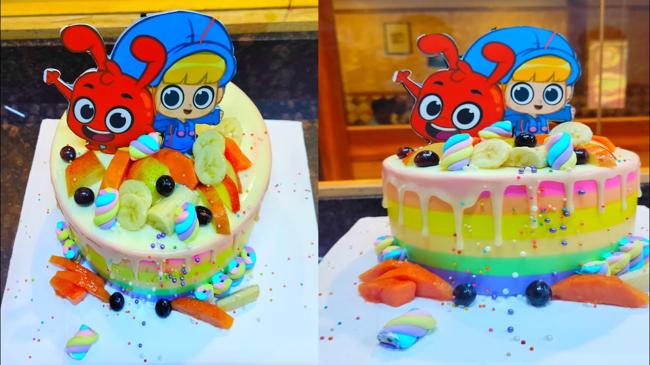 morphle cake"new design mein"kaise banta hai2023"how to cake cream at ...