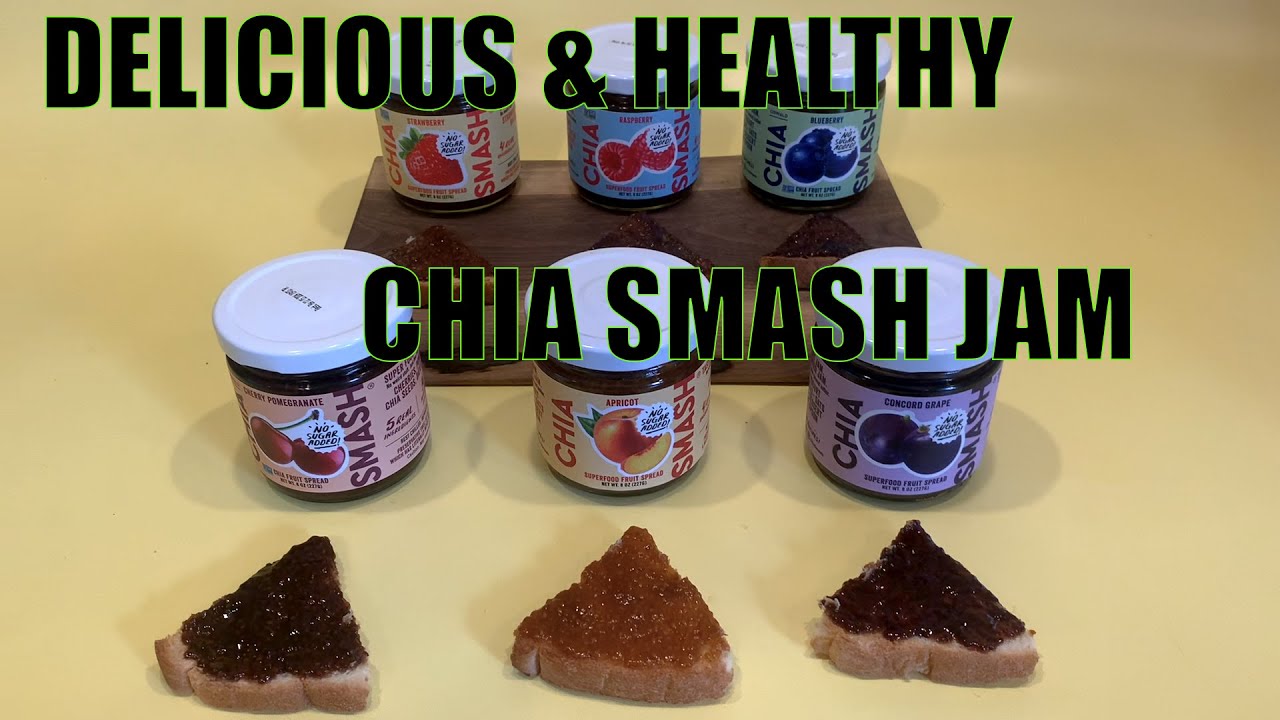 DELICIOUS HEALTHY JAM with Chia Seeds! - Chia Smash Jam - YouTube