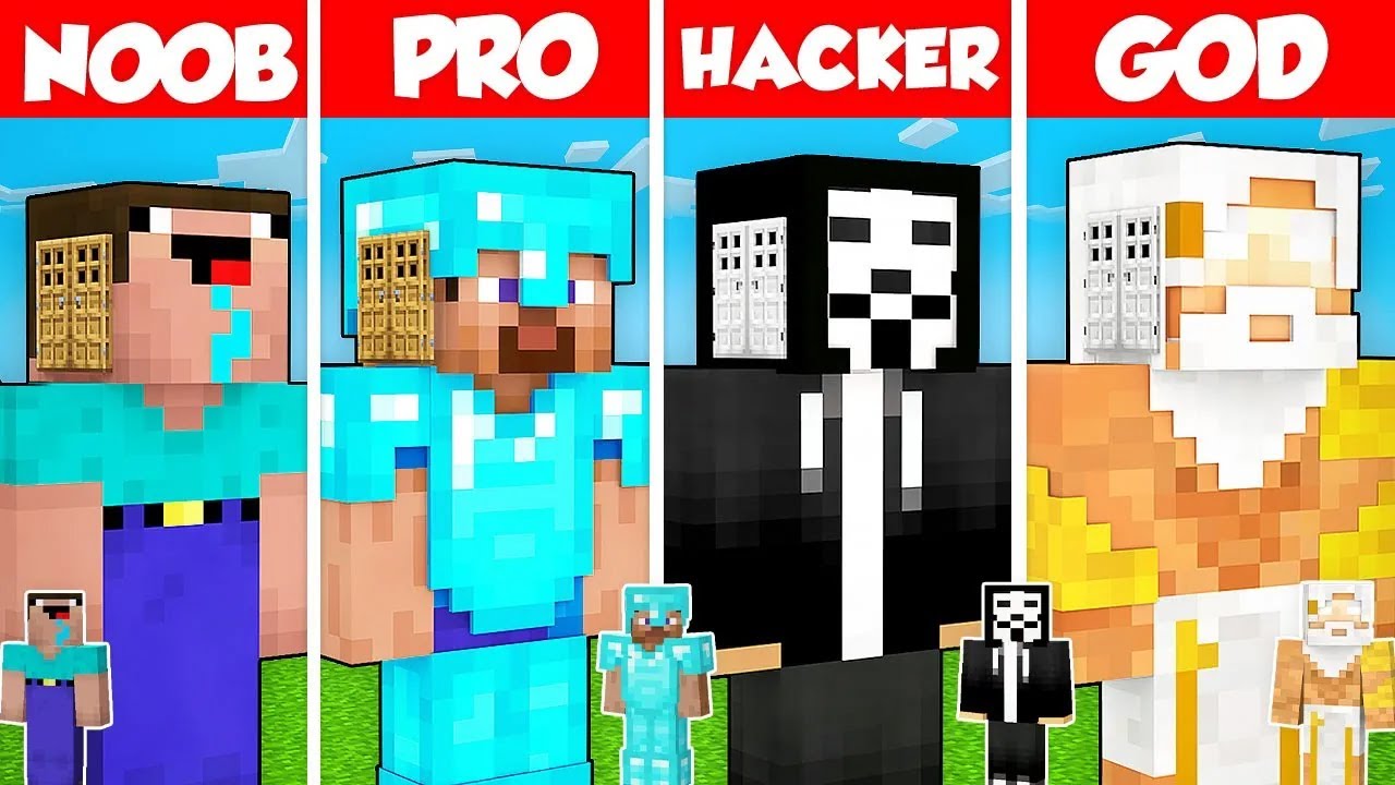 Skin Statue Build Battle Challenge - Noob vs Pro vs Hacker vs God ...