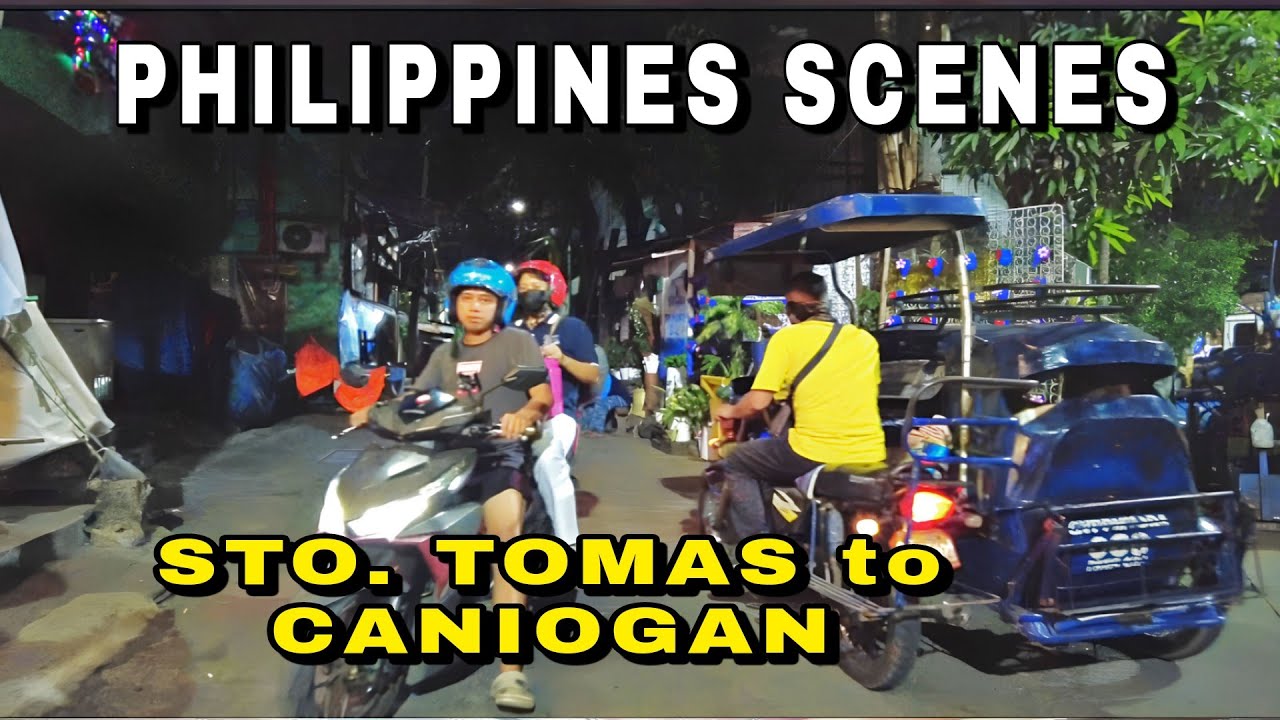 From Sto. Tomas to Caniogan Pasig City | Walking Tour Philippines (4K ...