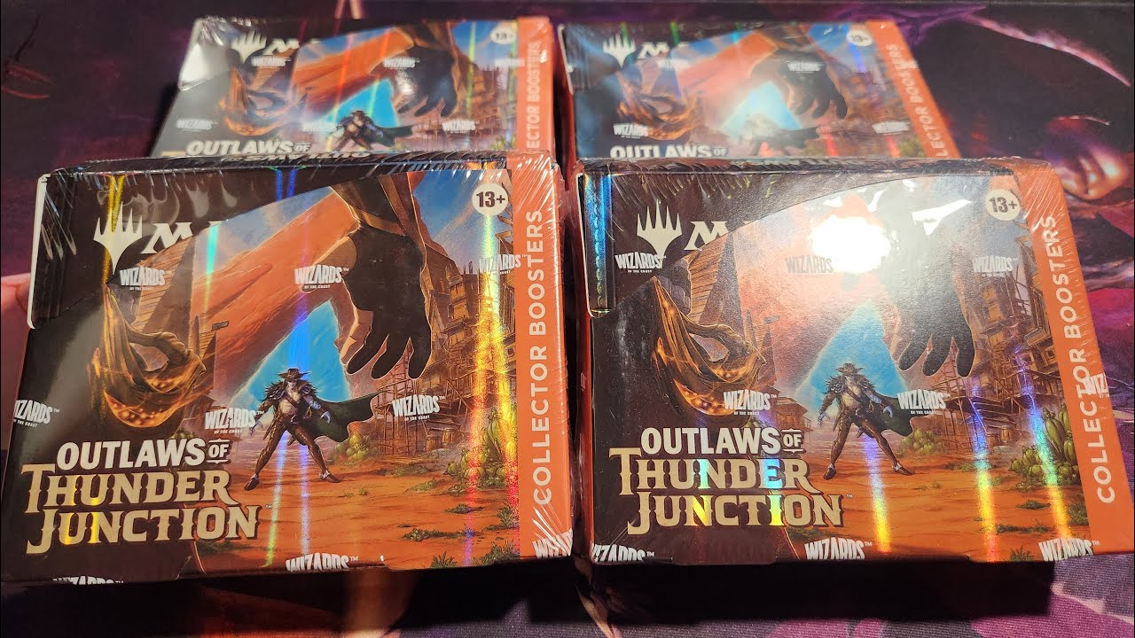 Opening 4 Thunder Junction Collector Booster Boxes! - YouTube