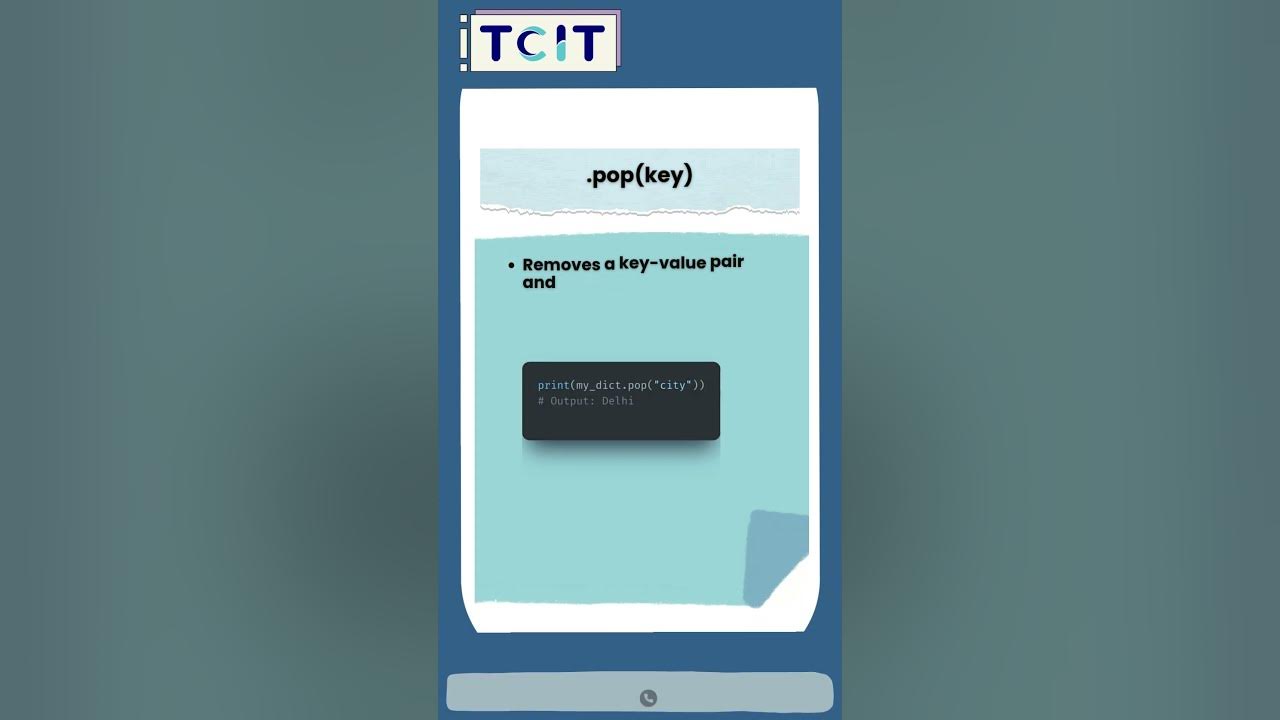 Dictionary In Python Coding Tcit Talentcomputer Codingtech Programming Python Codingjr