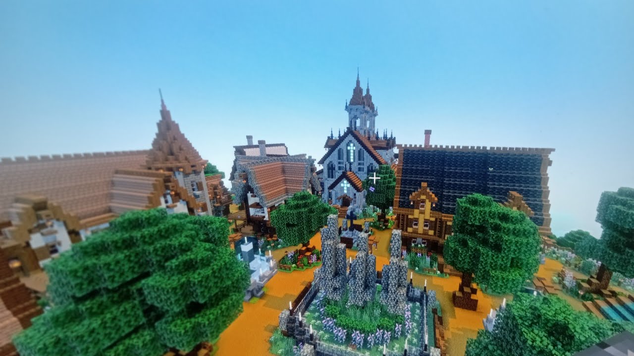 Medieval world update : New area. Showing in Vibrant visuals shaders ...