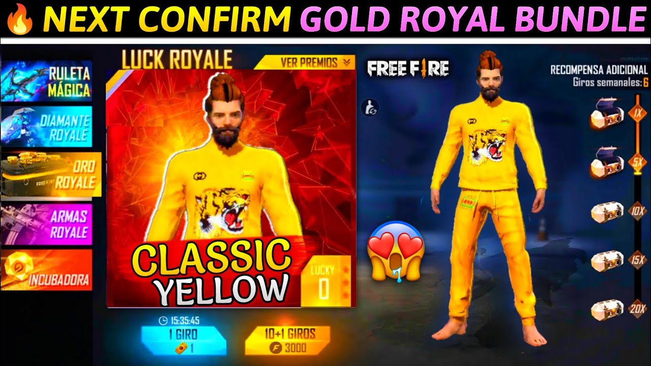 CONFIRM GOLD ROYAL BUNDLE 🔥😍 - YouTube