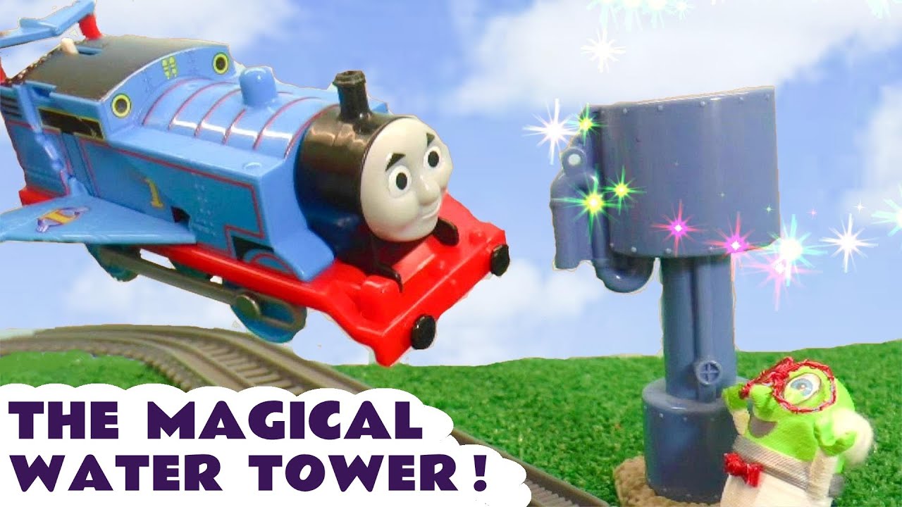 The Magical Water Tower Toy Train Story with the Funlings - YouTube