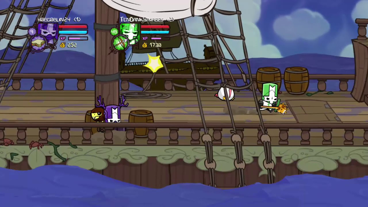 Castle Crashers (Pirate Ninja Level) - YouTube