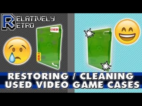 Restoring Used Video Game Cases / Cleaning Video Game Cases - YouTube