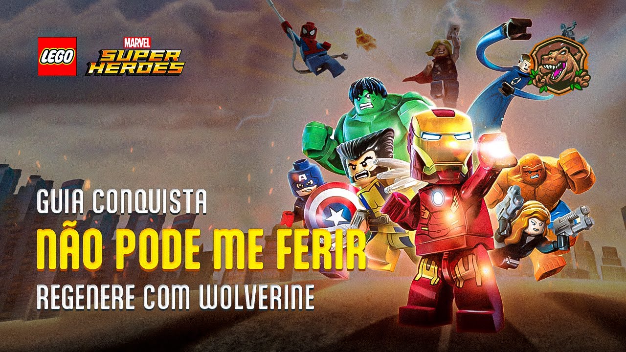 Conquista Não Pode me Ferir - Lego Marvel Super Heroes - YouTube