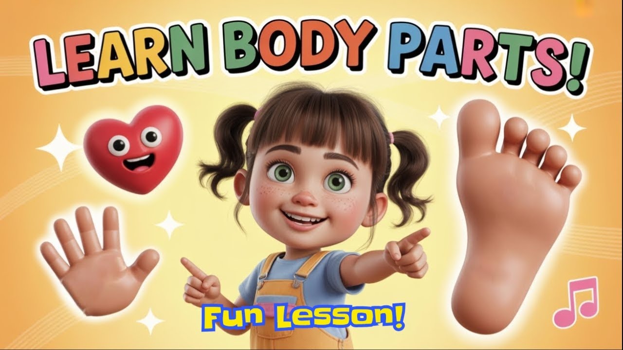 Learn All the Parts of the Body for Kids – Fun & Easy! - YouTube