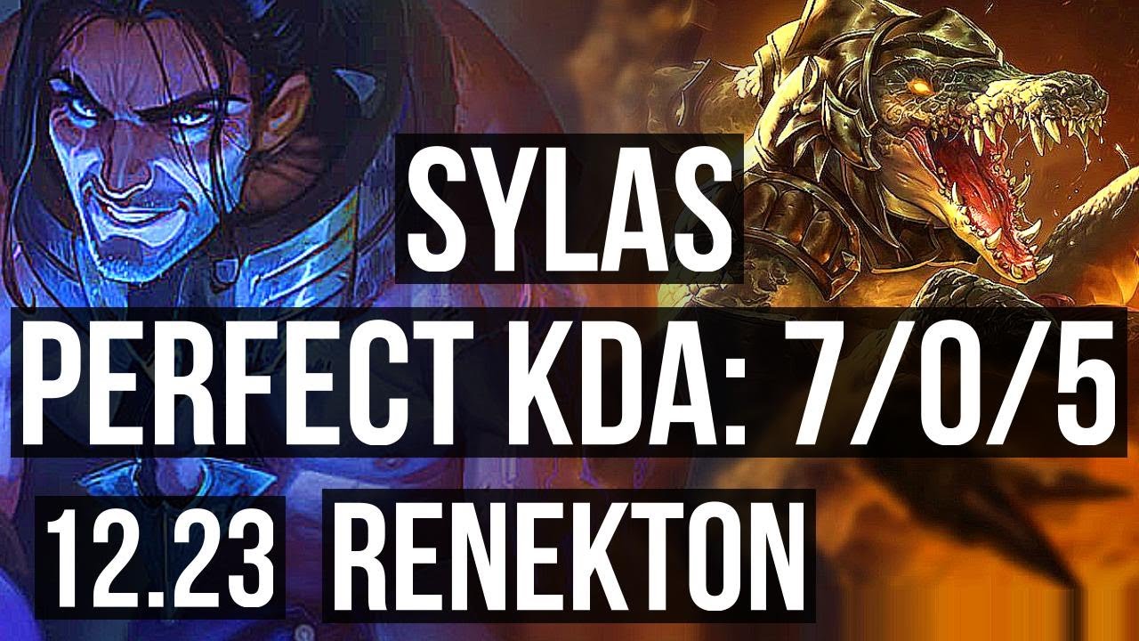Sylas Vs Renekton Mid 7 0 5 6 Solo Kills 400 Games Godlike Kr