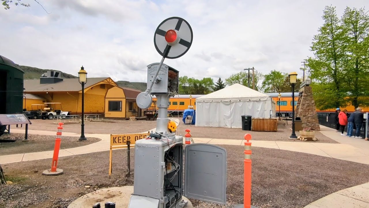 Delhi Wig Wag on May 12th, 2023 in its new home @ the Colorado Railroad ...