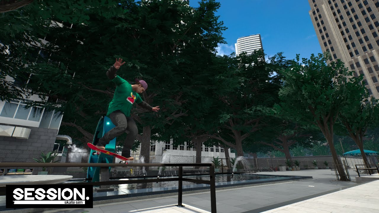Session skate sim "Capital City" GAMEPLAY LINES - YouTube