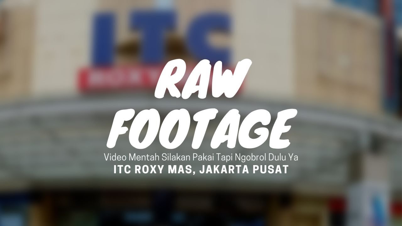Raw Footage | ITC Roxy Mas - YouTube