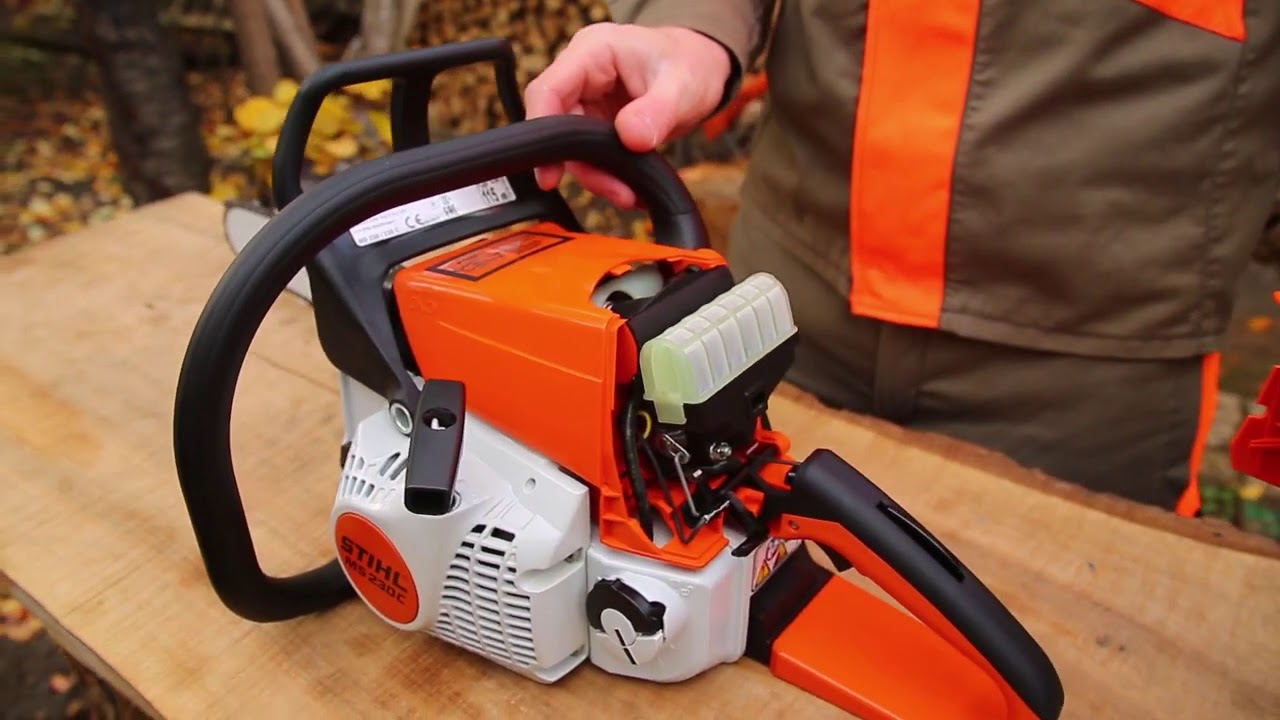 Видеообзор пилы Stihl MS 230 C - YouTube