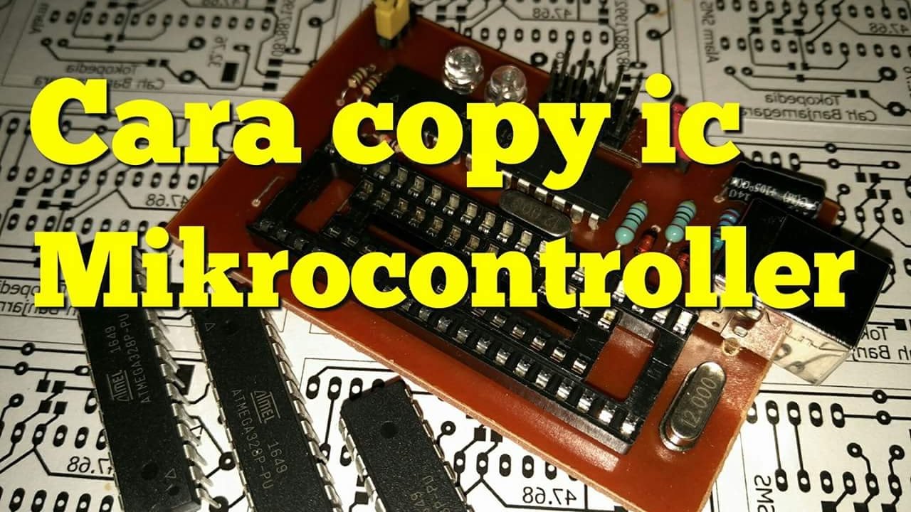 Cara copy ic mikrocontroller - YouTube