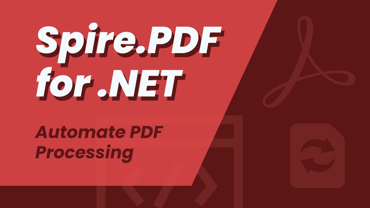 Simplify PDF Handling in .NET with Spire.PDF for .NET - YouTube