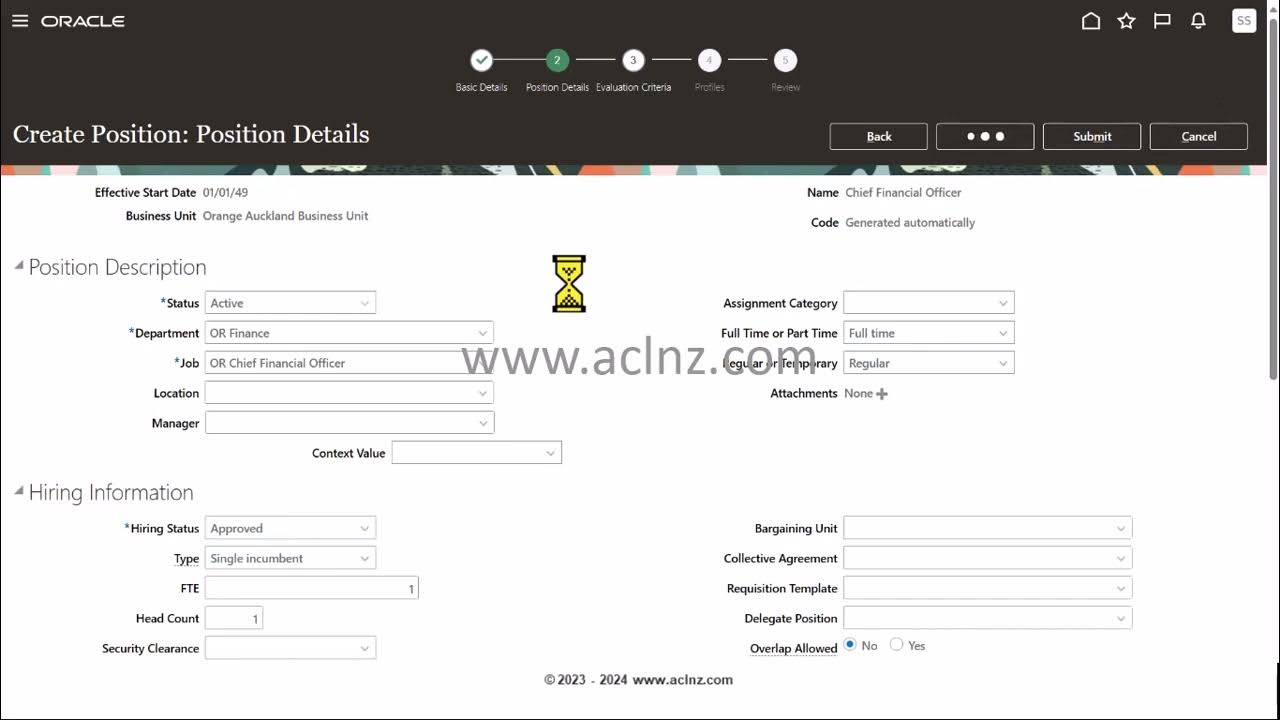How to create Positions in Oracle Fusion SaaS Cloud? (On Rel 13 / Ver 23D) - YouTube