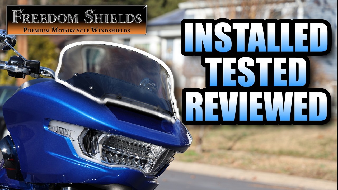 Freedom Shields Review: The BEST Windshield for 2024+ Road Glide? - YouTube