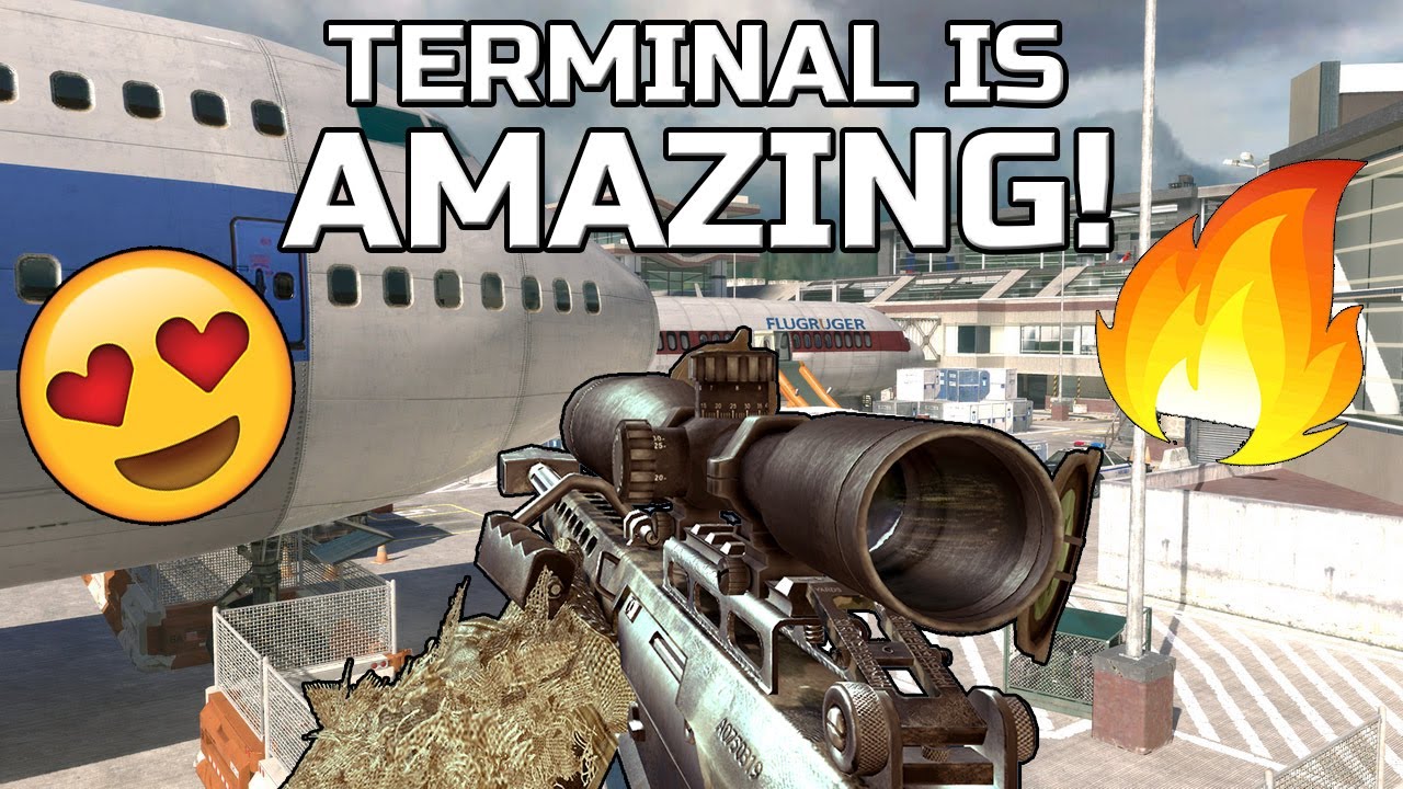 I love sniping on Terminal (MW2) - YouTube