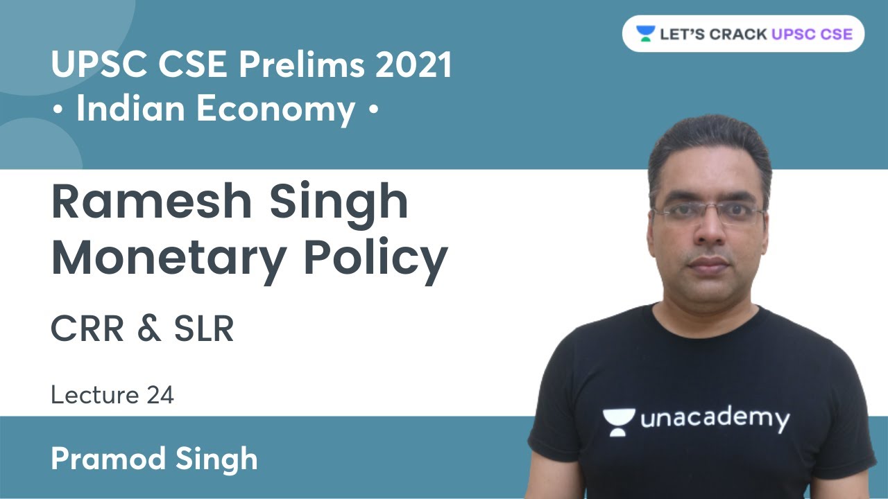 Indian Economy by Ramesh Singh | Monetary Policy | CRR and SLR ...