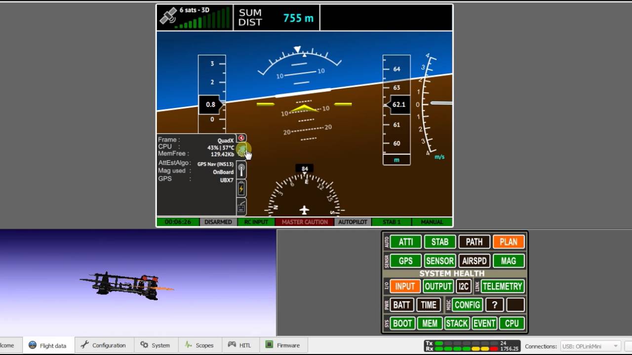 Librepilot weird behaviour adding gps openpilot revo - YouTube