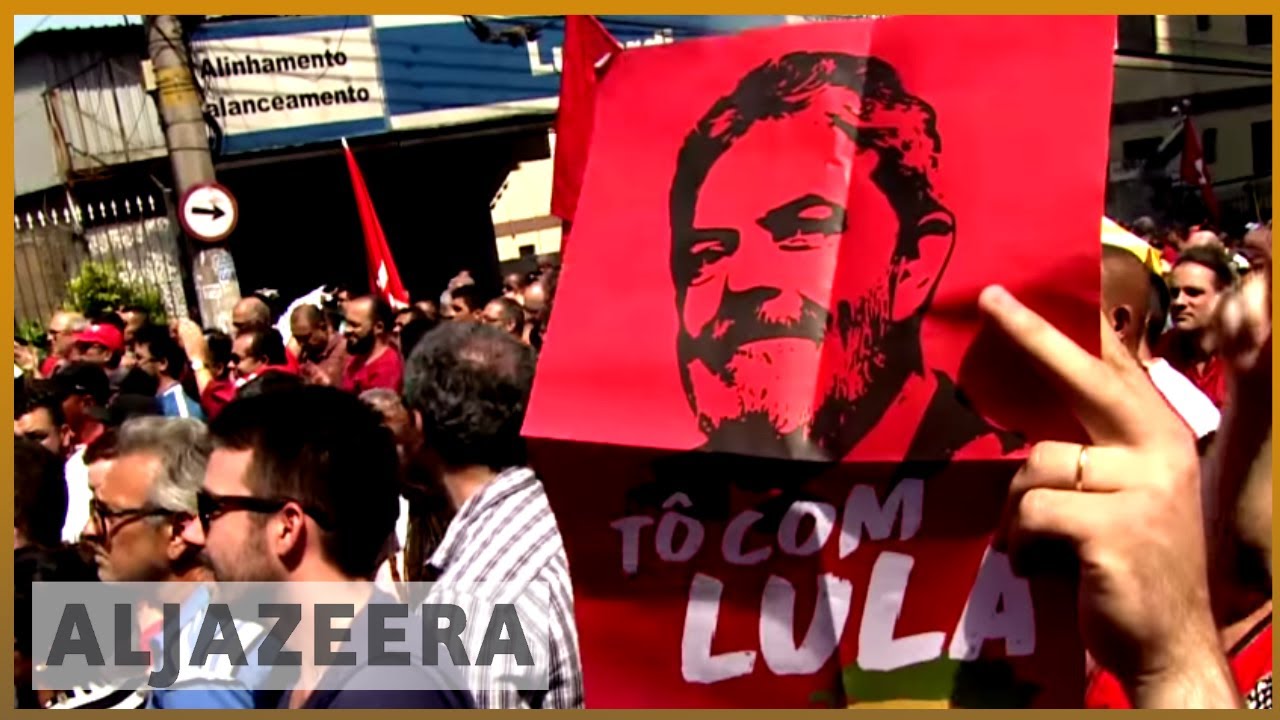 🇧🇷 Brazil's Lula turns himself in to police after tense showdown | Al ...