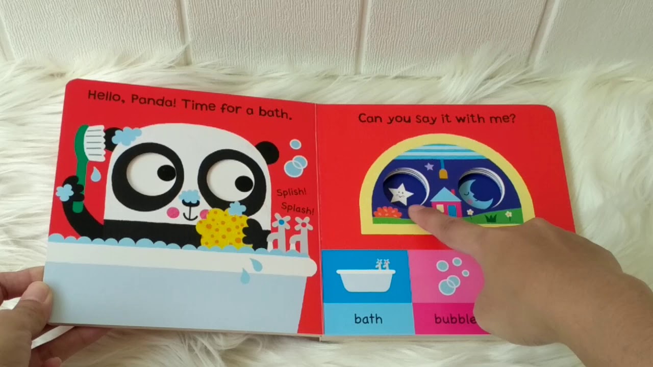 Time For Bed, Panda - The Googlies First Words Board Books with googly ...