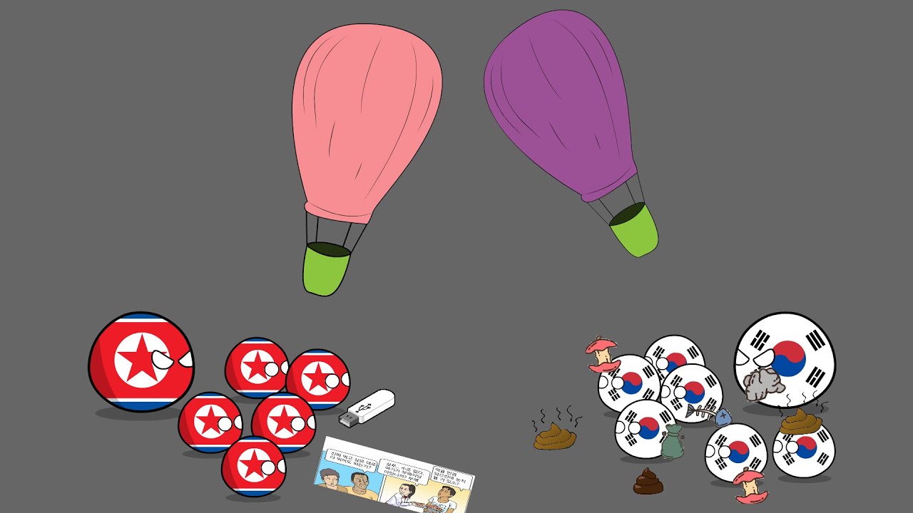 Balloon War Between North Korea And South Korea - YouTube