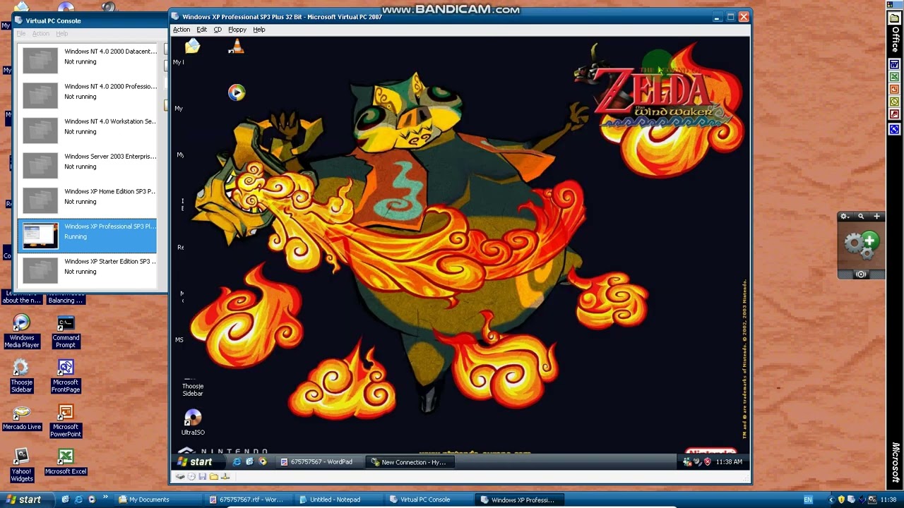 Windows XP Professional Service Pack 3 Plus Mon Virtual PC 2004 2007 ...