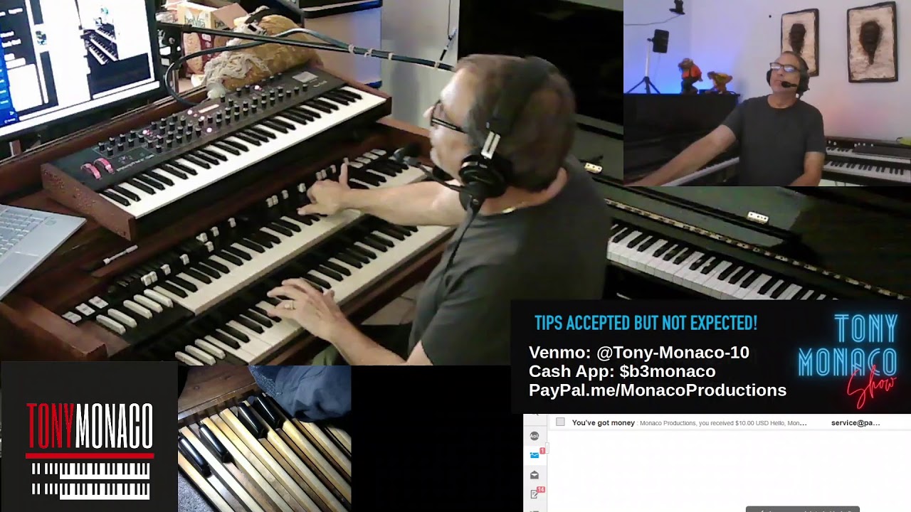 Tony Monaco Live 01/18/21 - YouTube