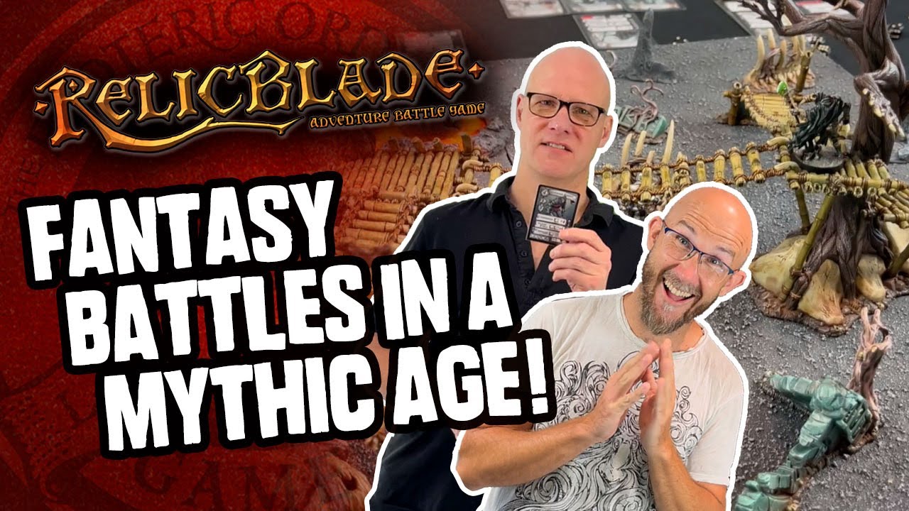 RELICBLADE Battle Report - Fantasy Battles in a Mythic Age! - YouTube