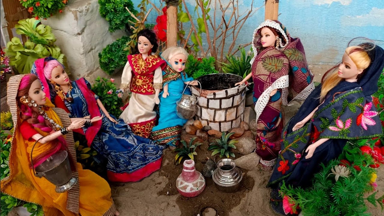 रेखा कि कहानी पार्ट -255 Barbie Indian village routine | Rekha ki ...