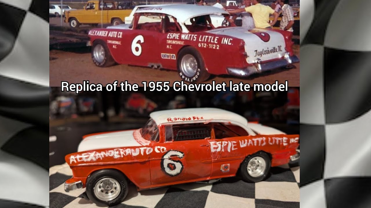 Model Car Build Of The 1955 Chevy Late model stock car - YouTube