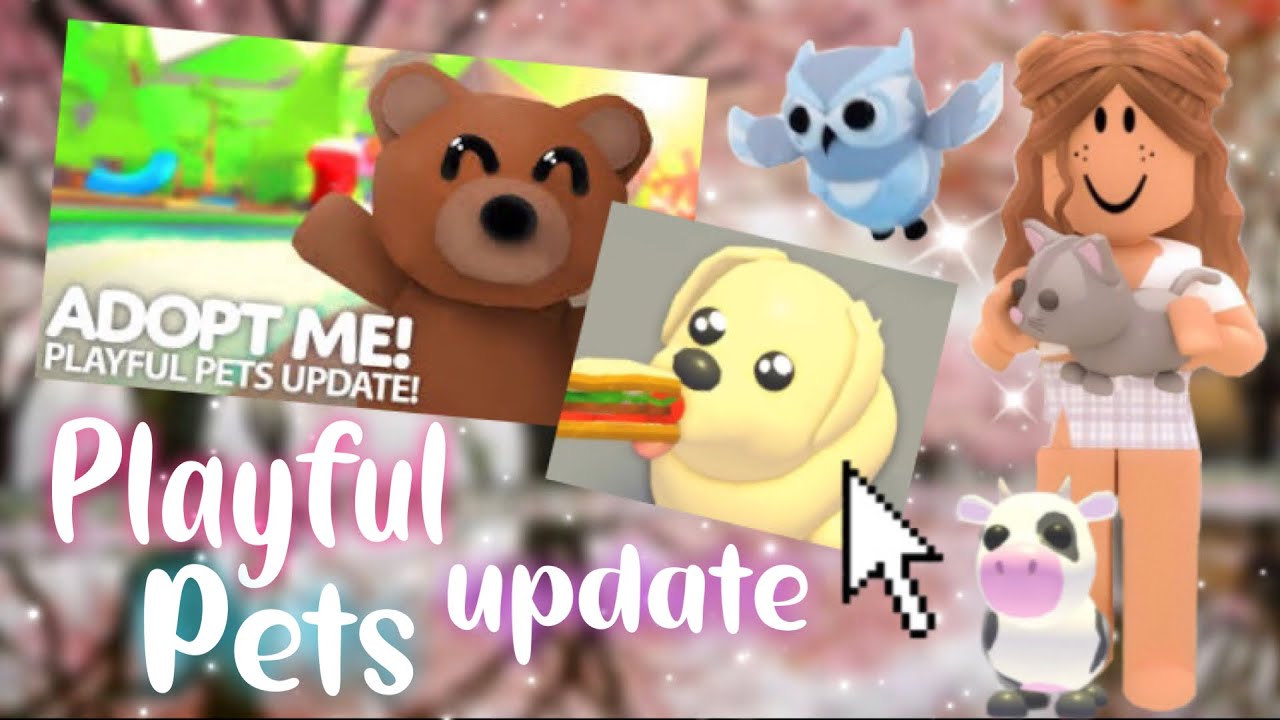 Some Of The NEW PET ANIMATIONS In The Playful Pets UPDATE In Adopt Me ...