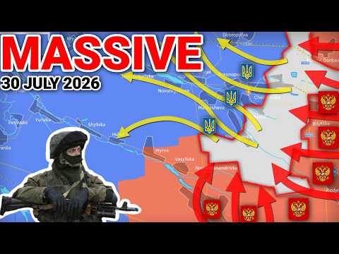 Major 40km² Russian Surge North Of Pokrovsk After Defense Collapse [30 July 2026]
