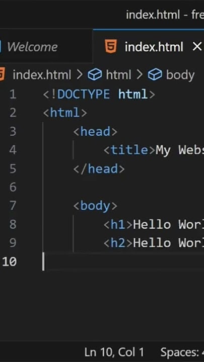 how to make a website using html - YouTube
