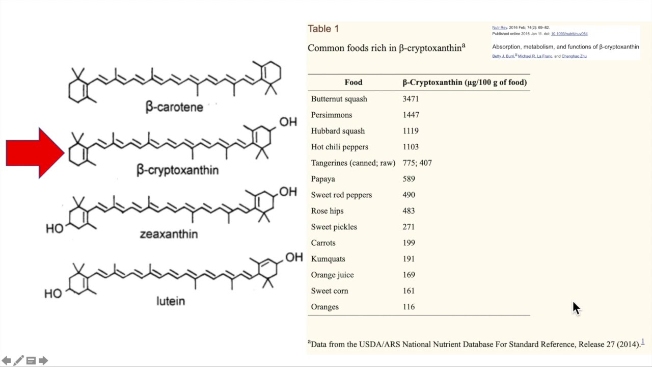 Beta-cryptoxanthin may inhibit viral infection - YouTube